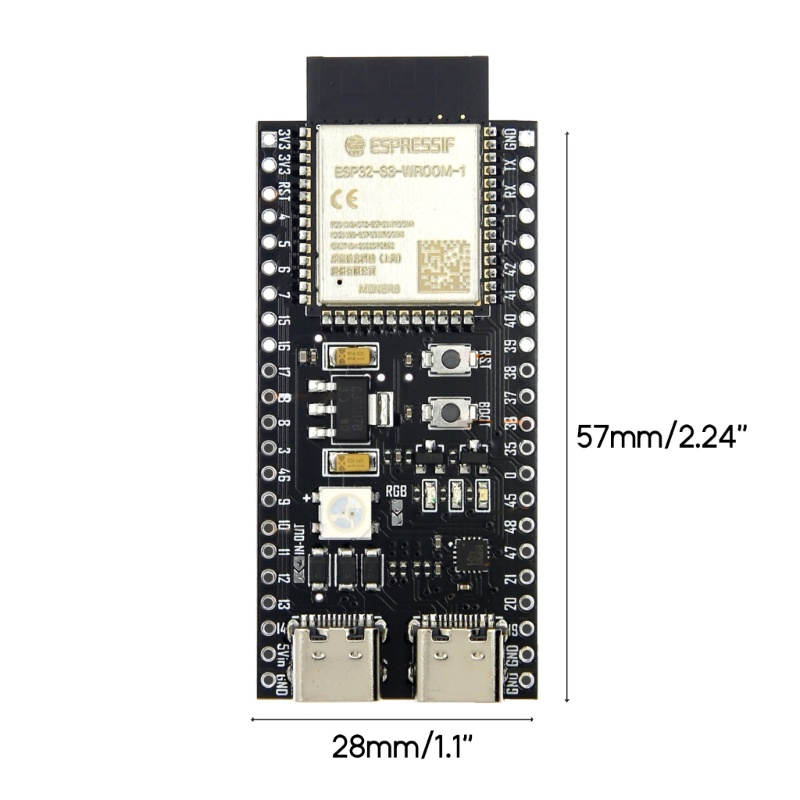 Mạch Esp32 S3 Devkitc Wifi Bluetooth 16m Flash 8m Sram Iot Zone