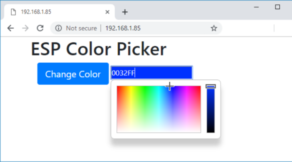 Điều khiển đổi màu LED RGB ESP32 trên Web Server - IoT Zone