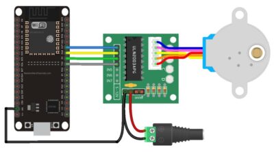 Arduino điều khiển động cơ bước 28BYJ-48 - Sử dụng ESP32 và ULN2003 - IoT Zone