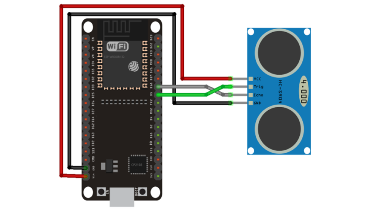 Sử dụng cảm biến khoảng cách HC SR04 với ESP32 và Arduino - IoT Zone