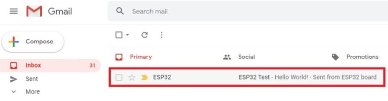 Cách gửi Email bằng SMTP Server bằng ESP32: HTML hoặc văn bản - IoT Zone