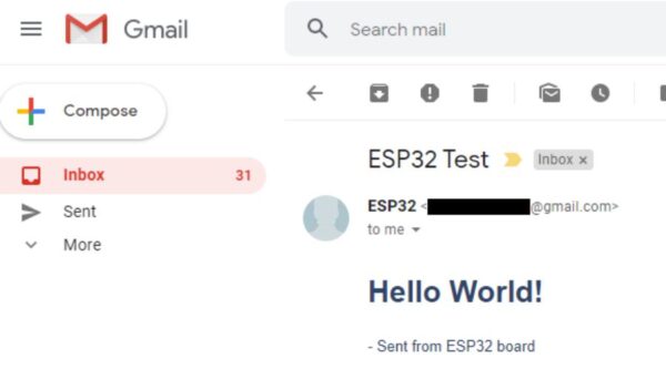 Cách gửi Email bằng SMTP Server bằng ESP32: HTML hoặc văn bản - IoT Zone