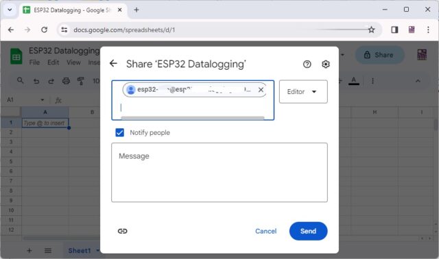ESP32 Google Sheets - Cách ghi dữ liệu thông qua dịch vụ Google - IoT Zone