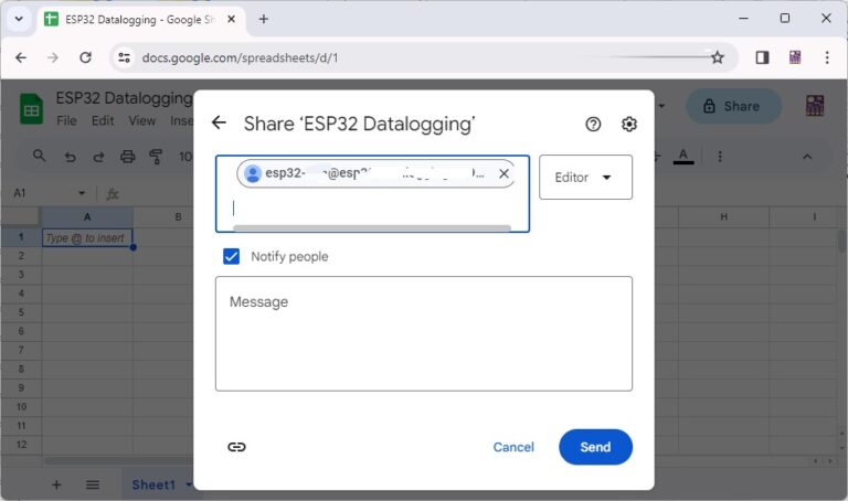 ESP32 Google Sheets - Cách ghi dữ liệu thông qua dịch vụ Google - IoT Zone