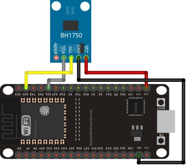 Hướng dẫn ESP32 Light Sensor - Cách dùng cảm biến ánh sáng BH1750 với ESP32 - IoT Zone